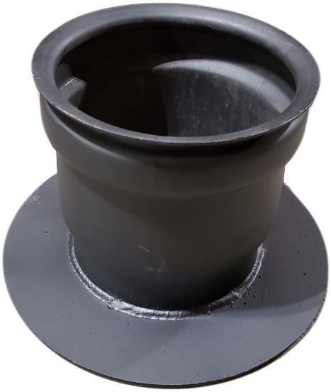 Vactor Flange x Female Ring Lock (Bush Hog) Adapter for HydroVac & Vac ...