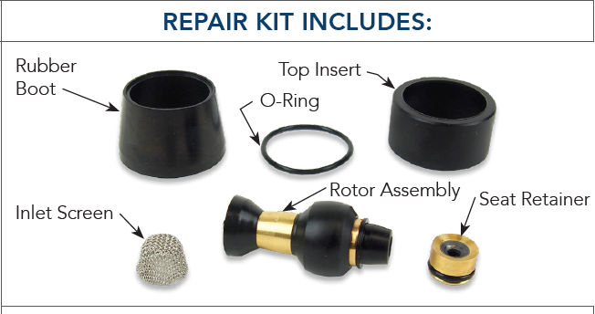 Ripsaw Rotating Nozzle Rebuild Kit - Hydrovac Store